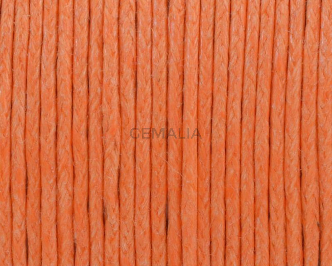 Elastic thread. Round. 1mm. Light orange.