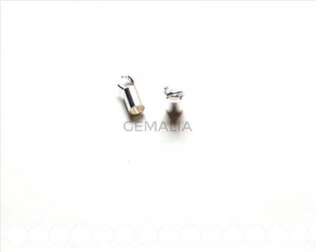 926 SILVER. Round end cap / open ring. Inn. 3mm 10 PCs